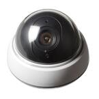 Defiant Home Security Indoor/Outdoor Fake Dome Surveillance Camera THD ...