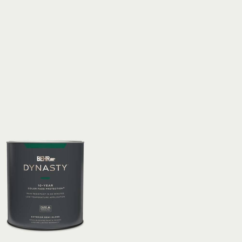 BEHR DYNASTY 1 qt. Designer Collection #DC-004 Winter White Semi-Gloss ... BEHR DYNASTY 1 qt. Designer Collection #DC-004 Winter White Semi-Gloss ...