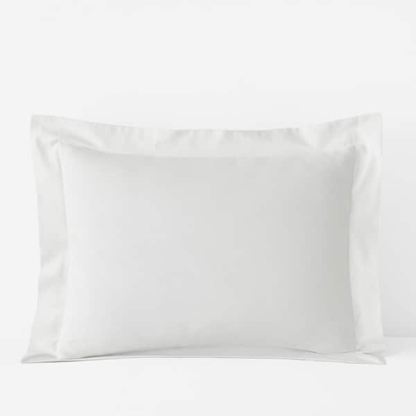 The Company Store Company Cotton Oxford Solid White Standard Cotton ...