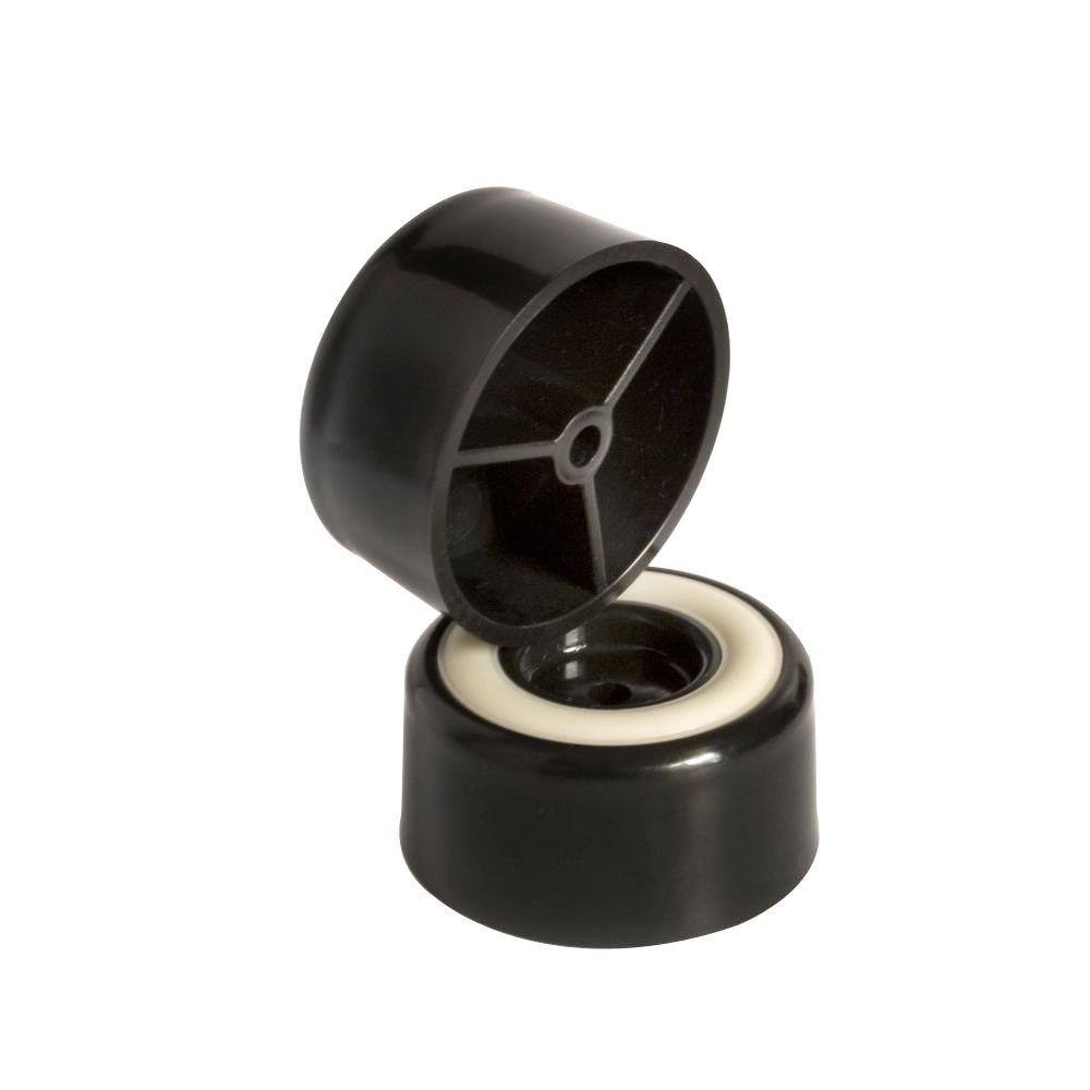 SlipStick 1 in. Furniture Gripper Foot Floor Protector Riser Black ...