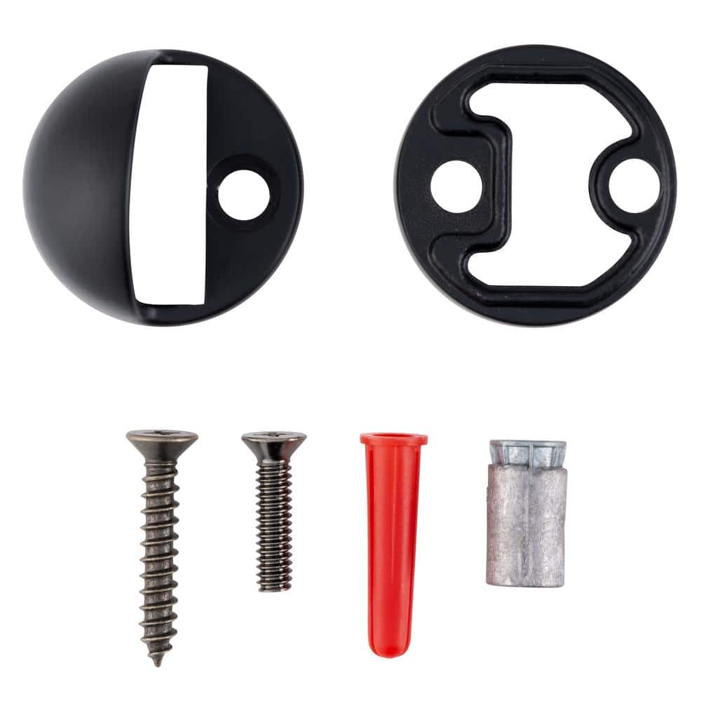 Universal Hardware Dome Floor Stop, Matte Black UH41019 - The Home Depot