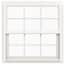 JELD-WEN 35.5 in. x 35.5 in. V-2500 Series White Vinyl Single Hung ...