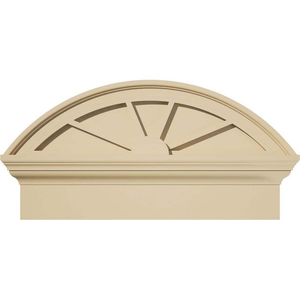 Ekena Millwork 24-in W x 12-7/8-in H x 2-3/4-in P Segment Arch 4 ...