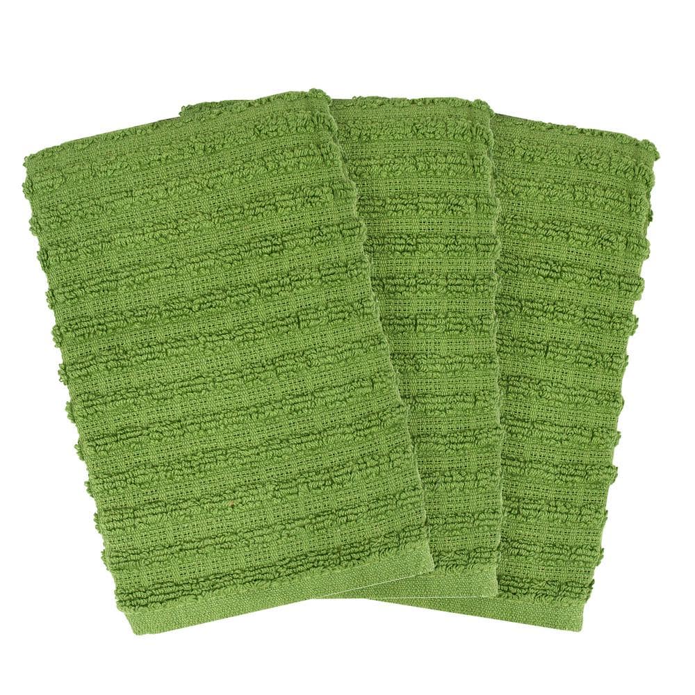 RITZ Royale Cactus Solid Cotton Dish Cloth (Set of 3) 022930 - The Home ...