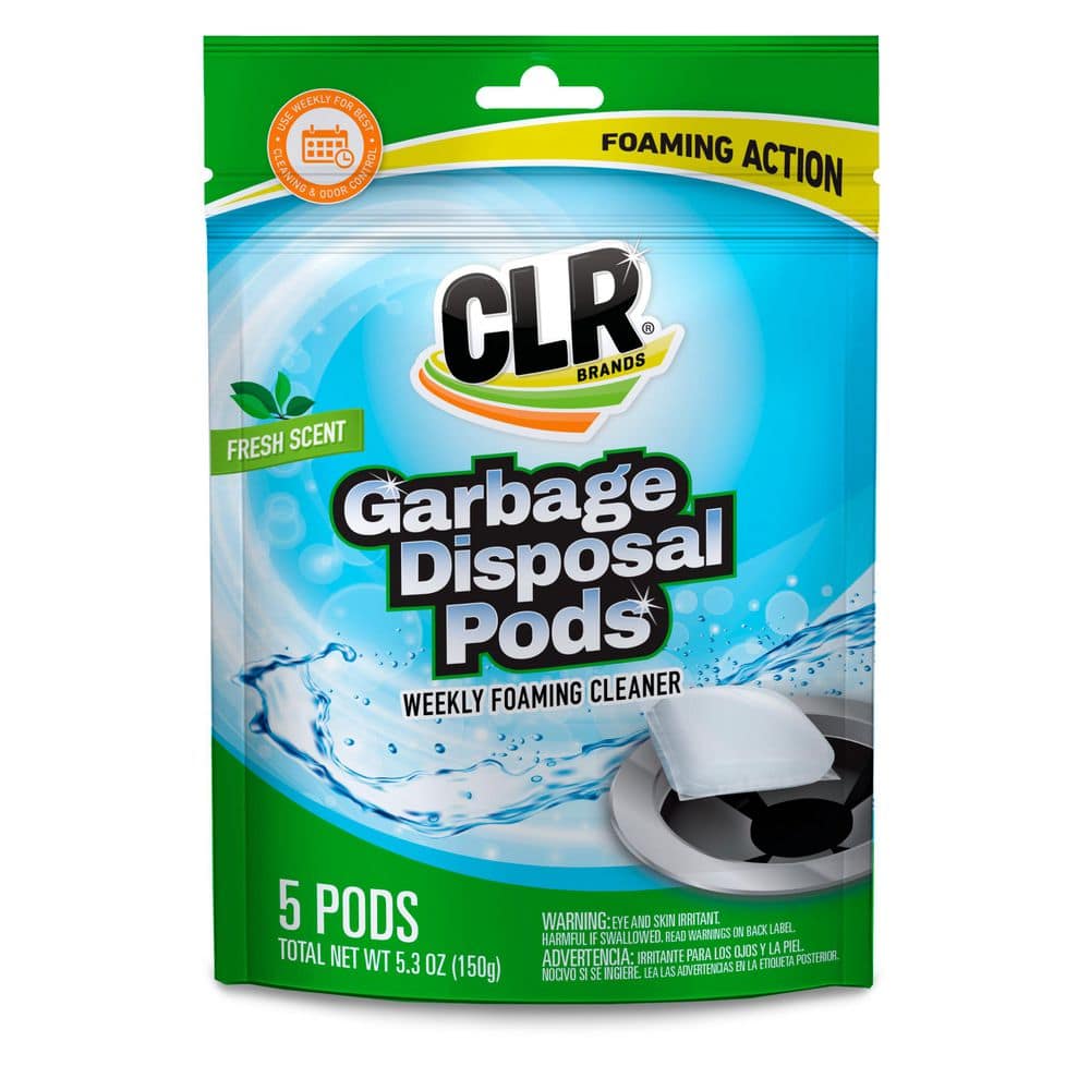 CLR 5.3 oz. Fresh & Clean Garbage Disposal Pods All Purpose Cleaner (5 ...