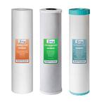 PRO+AQUA Whole House Heavy Metals Well Water Filter Replacement Set - 3 ...