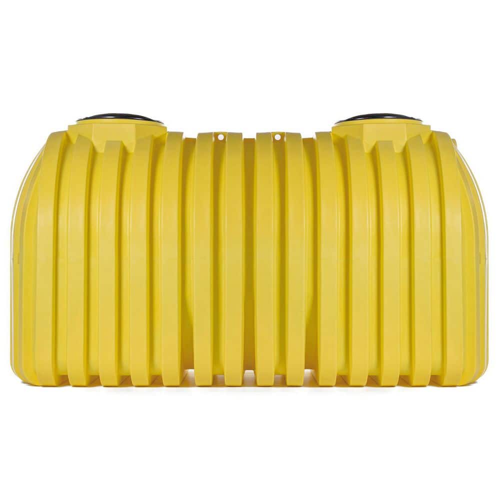 VPC 1250 Gal. Yellow Polyethylene 2-Compartment Septic Tank 87-1250YL-2 ...