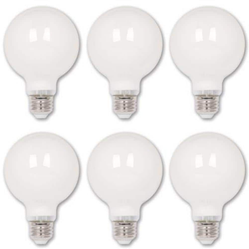 Westinghouse 40-Watt Equivalent G25 Dimmable Edison Filament LED Light ...