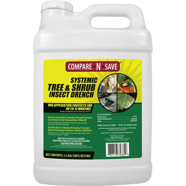 Compare-N-Save 2.5 Gal. Systemic Tree and Shrub Insect Drench 75334