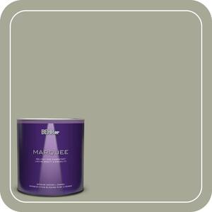 BEHR PREMIUM PLUS 1 gal. #PPU10-16 Simply Sage Flat Exterior Paint ...