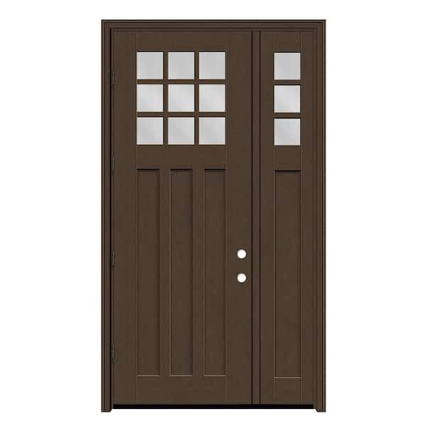 Steves & Sons Regency 53 in. x 96 in. 1/4 9L-SDL Clear Glass RHOS ...