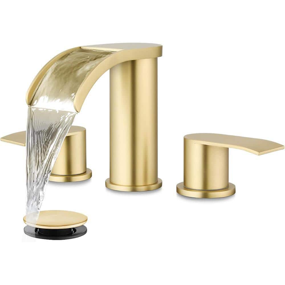 PICTURESQUE CENDU LLC 8 inch Double Handle Vessel Sink Faucet with Pop ...