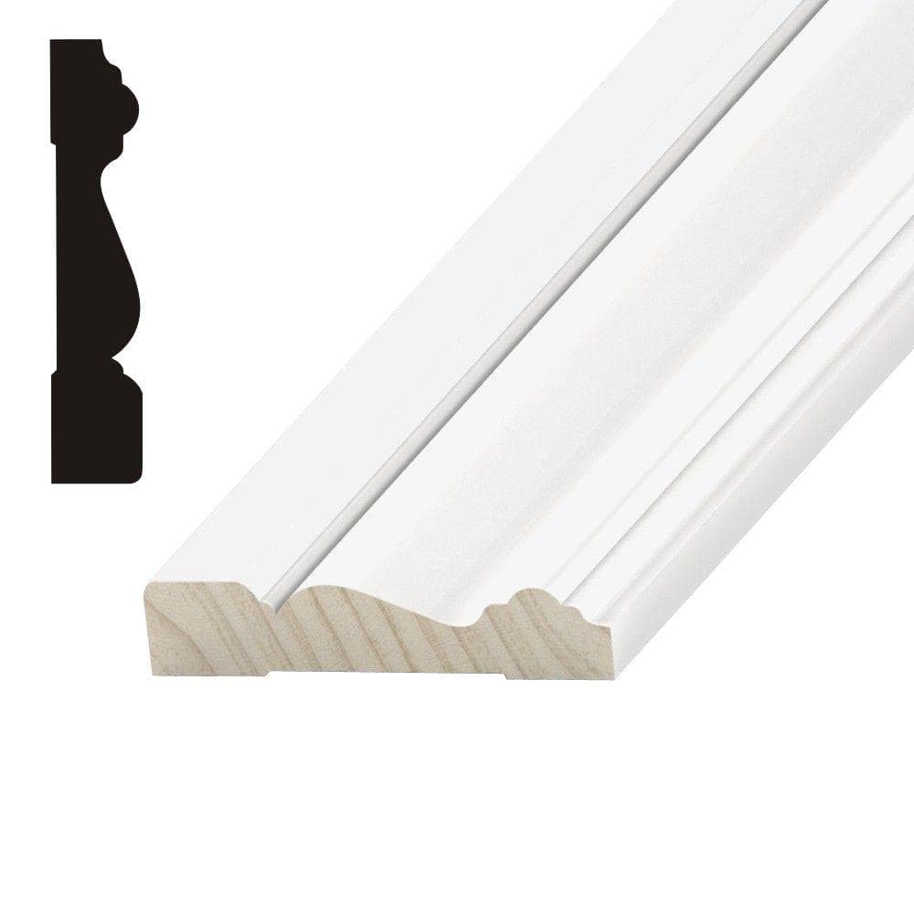 Kelleher Monterey 11/16 in. 3-1/4 in. Double Primed Pine Casing ...