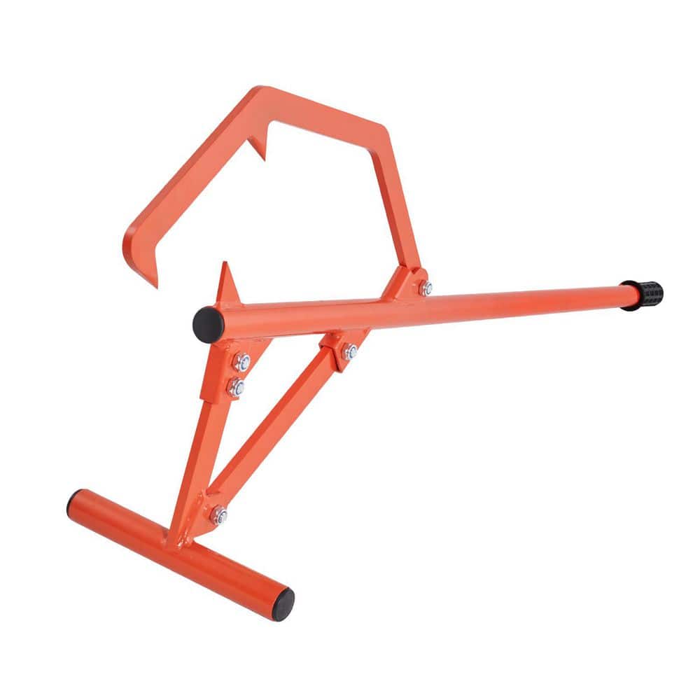 SKYSHALO Timber jack, 46.5 in., Heavy Duty Steel Log Roller for Logs ...