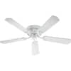 Quorum International Custom Hugger 52 in. Indoor White Ceiling Fan ...