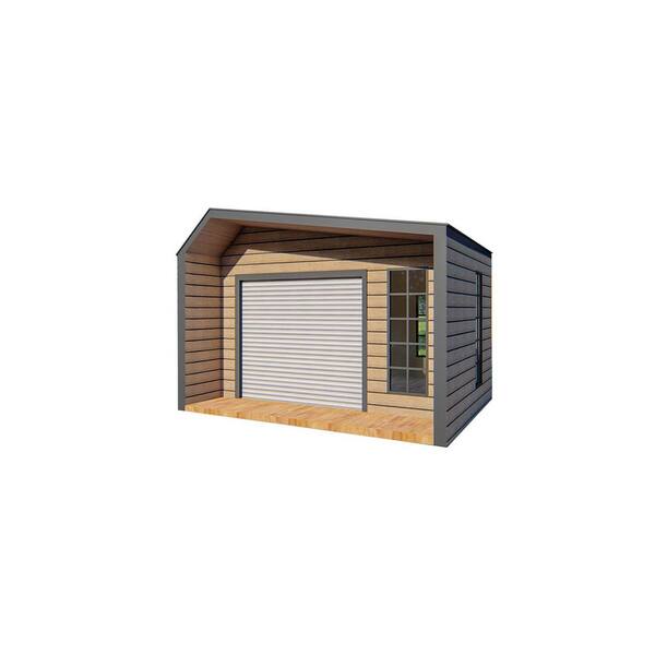 The Newport 119 sq. ft. Steel Stud Frame Kit, ADU, Cabin, Guest Room ...
