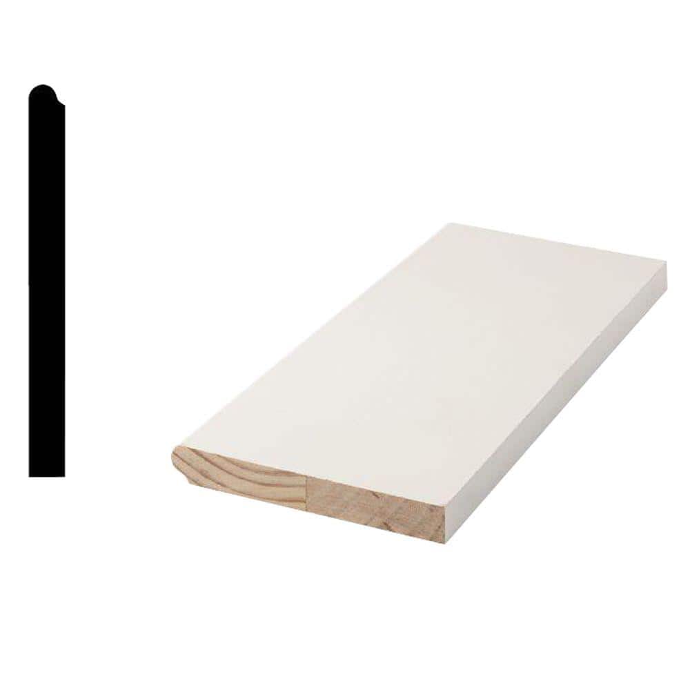 Woodgrain Millwork WM 1021 11/16 in. x 5-1/4 in. x 96 in. Primed Finger ...
