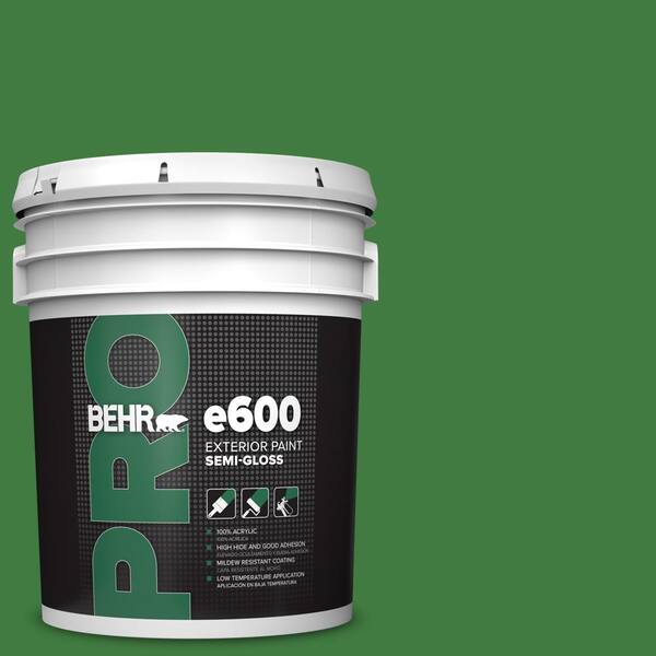 BEHR PRO 5 gal. #M390-7 Hills of Ireland Semi-Gloss Exterior Paint ...