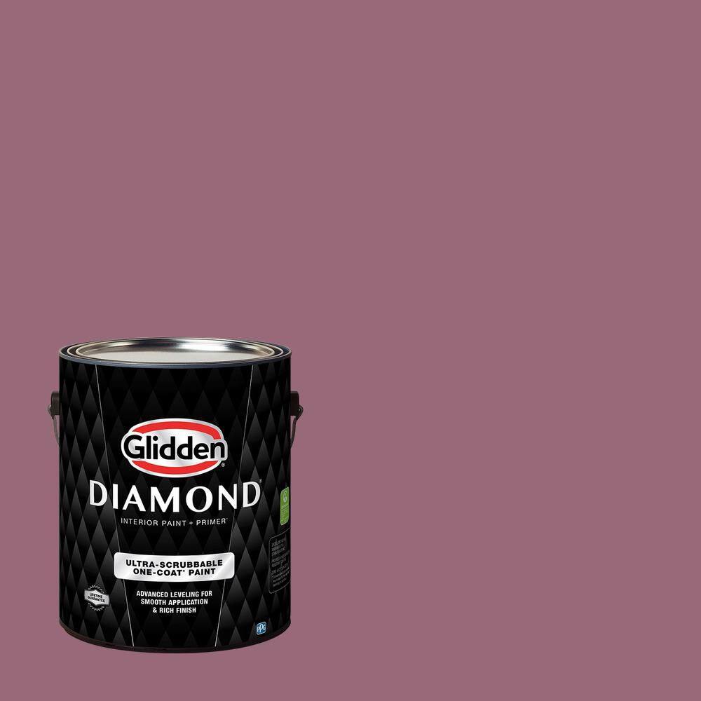 Glidden Diamond 1 gal. PPG1045-6 Wild Geranium Ultra-Flat Interior ...