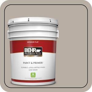 BEHR ULTRA 1 gal. #T18-08 Off the Grid Semi-Gloss Enamel Exterior Paint ...