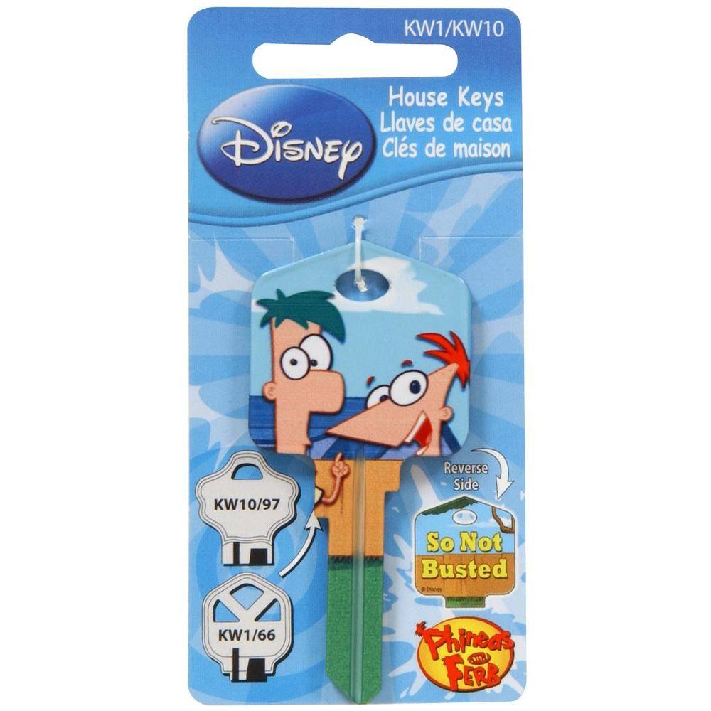 Hillman #66 Disney Phineas and Ferb Key Blank 87821 - The Home Depot