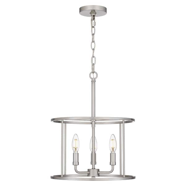 Emerson 3-Light Brushed Nickel Pendant DSHD19563P - The Home Depot