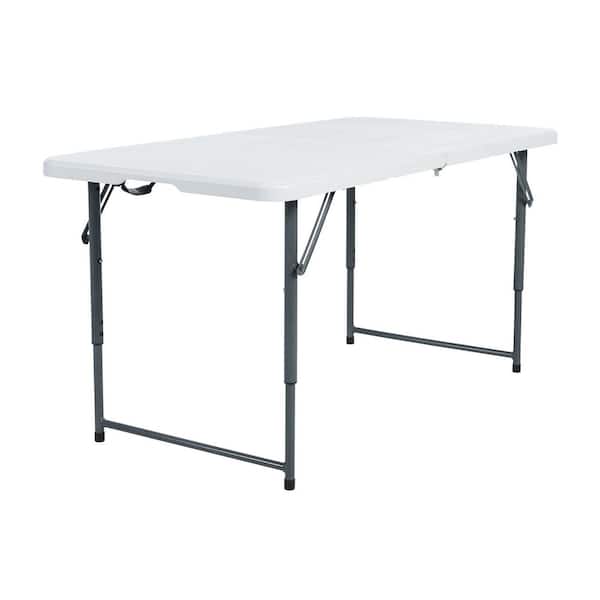 Reviews for PEAKFORM Peakform 48 in. L White Plastic Adjustable Height ...