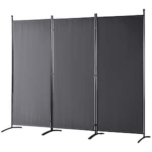 SVOPES Room Divider, 8 x 10 ft. Portable Privacy Screen with Wheels ...