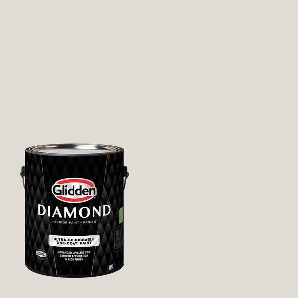 Glidden Diamond 1 gal. PPG1006-2 Shark Eggshell Interior Paint with ...