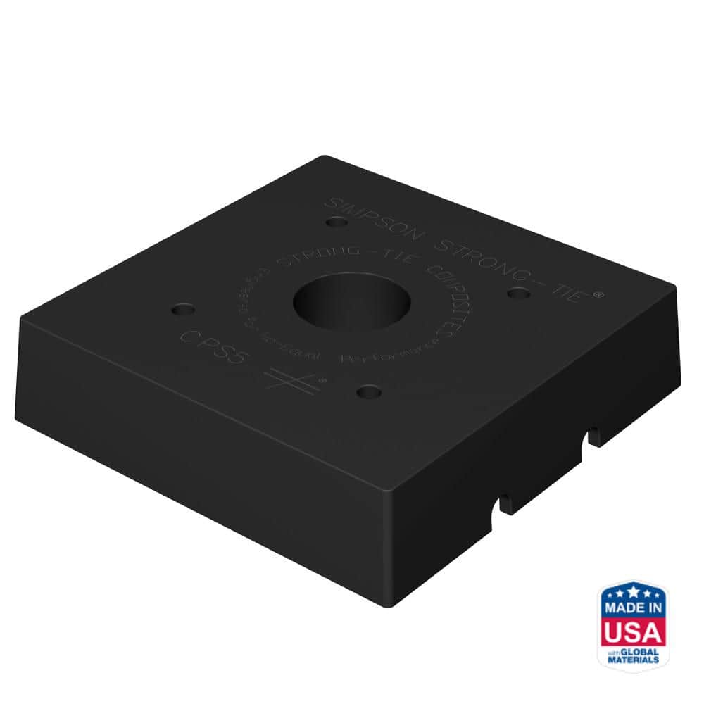 Simpson Strong-Tie CPS Composite Plastic Standoff for 5x5 Nominal ...