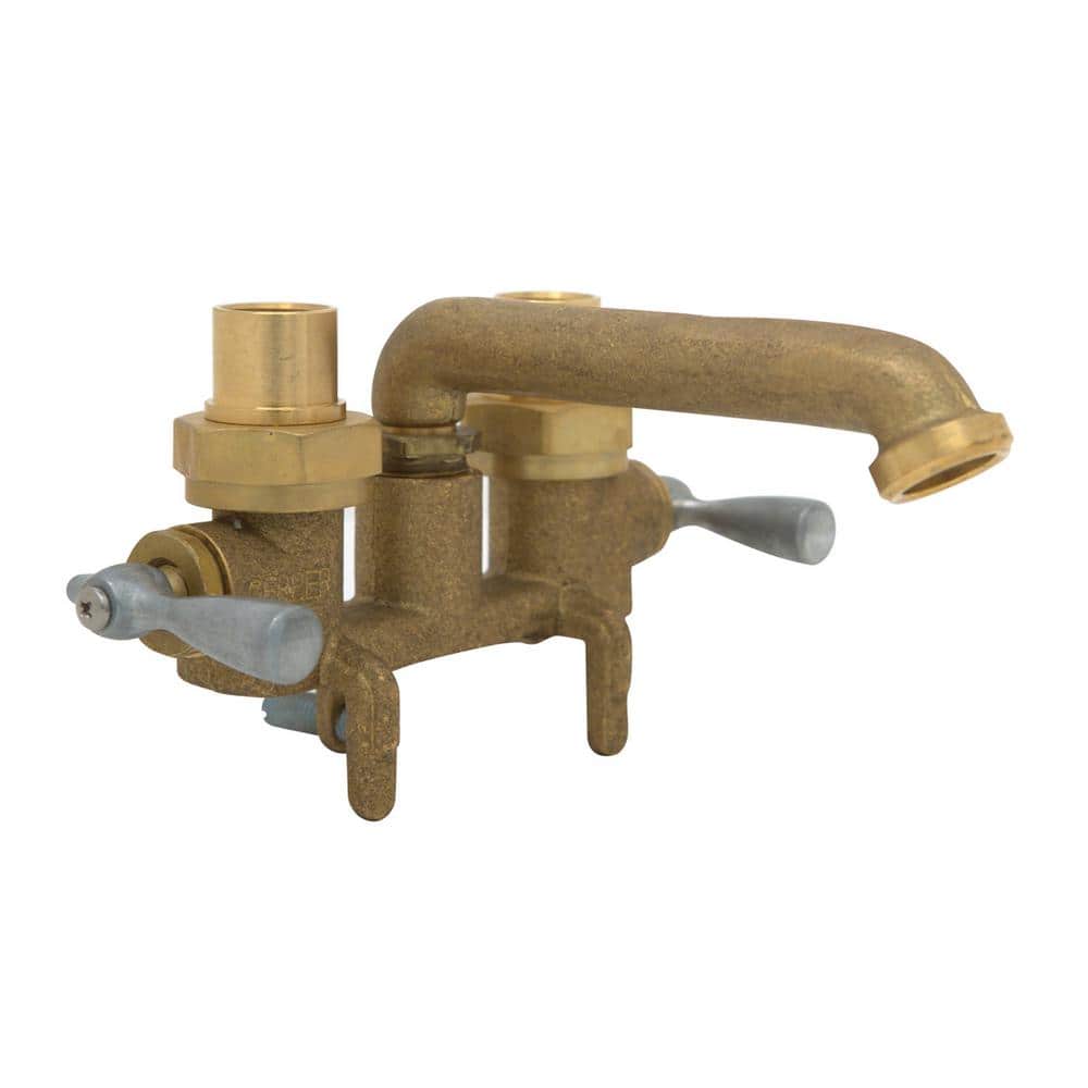 Gerber Gerber Classics 2-Handle Laundry Utility Faucet in Rough Brass ...