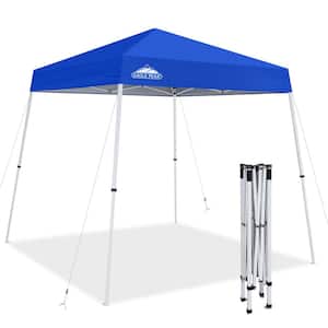 Have a question about EAGLE PEAK 8 ft. x 8 ft. Blue Slant Leg Pop-Up ...