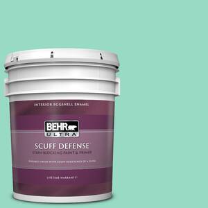 BEHR DYNASTY 5 gal. #MQ4-17 Pageant Green Flat Exterior Stain-Blocking ...