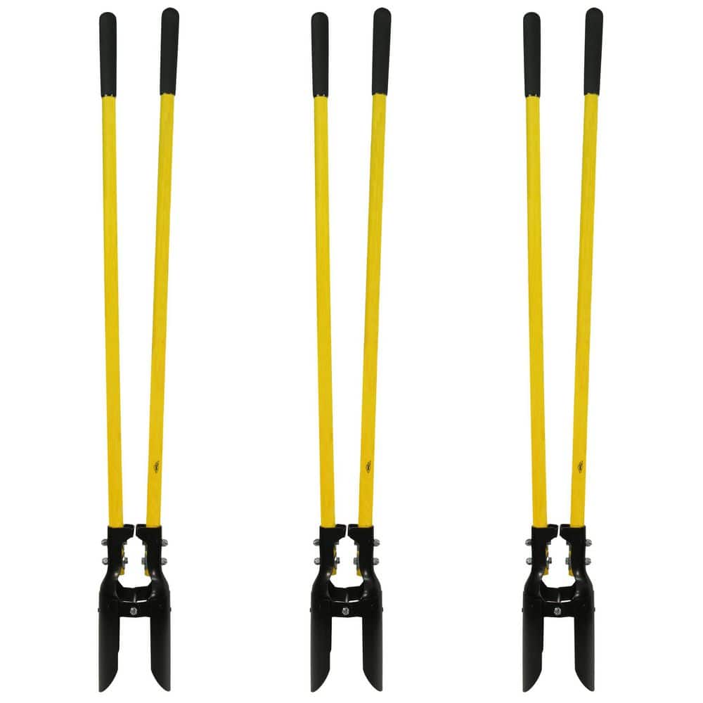 Nupla 48 in. Classic Fiberglass Post Hole Digger with Heavy-Duty Blade ...