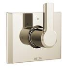 Delta Square Hand Shower Wall Elbow, Lumicoat Polished Nickel 50570-PN-PR