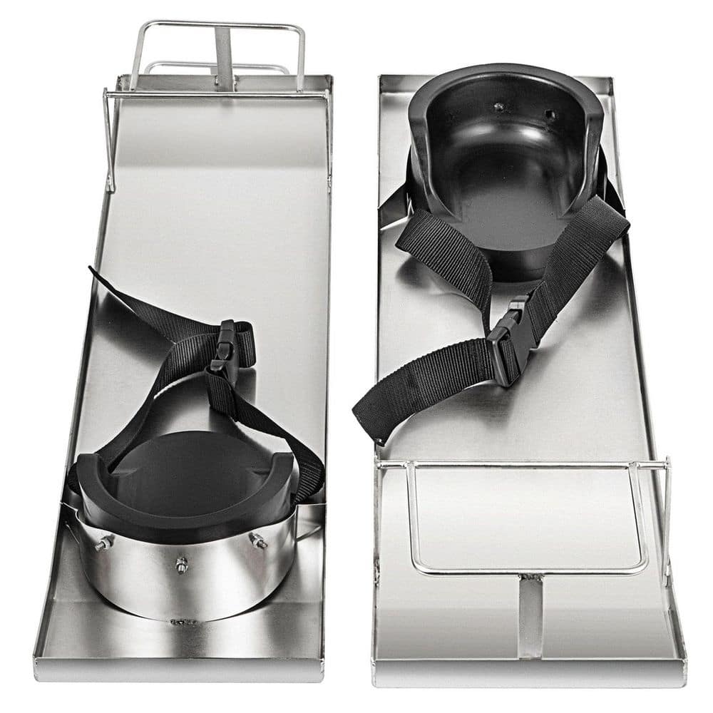 SKYSHALO Concrete Knee Boards Stainless Steel 30 in. x 8 in. Concrete ...