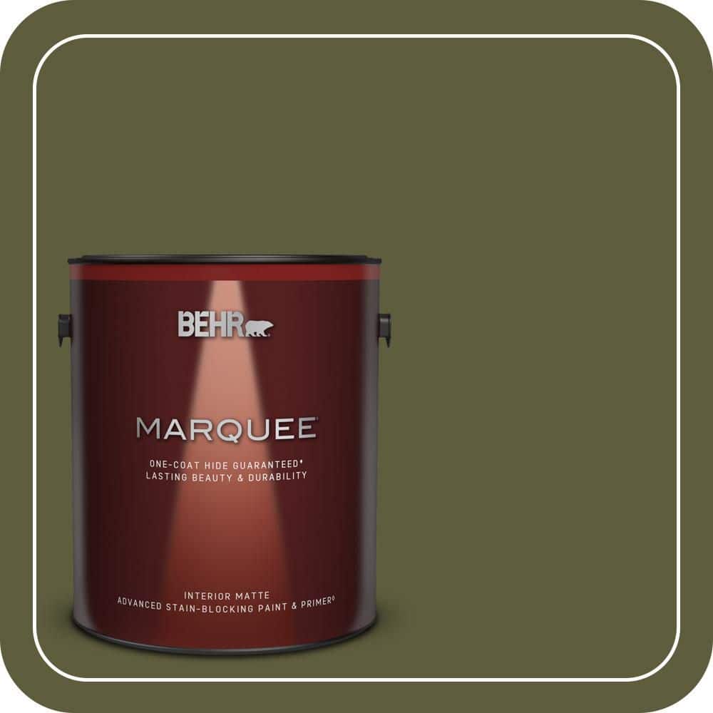 BEHR MARQUEE 1 gal. #PPU9-25 Eastern Bamboo Matte Interior Paint ...