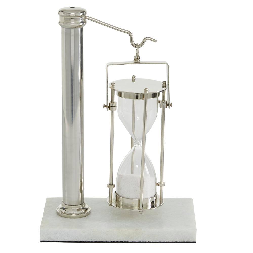 Litton Lane Silver Brass Glam Timer 18908 - The Home Depot
