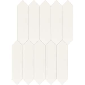 Daltile LuxeCraft Arctic White Matte 1/2 in. x 12 in. Glazed Ceramic ...