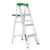 Louisville Ladder 4 ft. Aluminum Step Ladder with 225 lb. Load Capacity ...