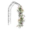 Tenleaf 98 .4 in. Metal Garden Arch Assemble Freely with 8 Styles ...