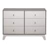 Little Seeds Rowan Valley Flint 6-Drawer 2-Tone Grey Dresser (32.625 in ...