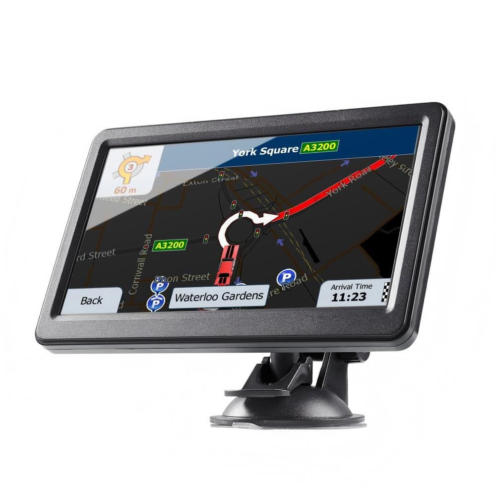 SKYSHALO GPS Navigator 7 in. Touchscreen, 16GB, Lifetime Maps, for Car ...
