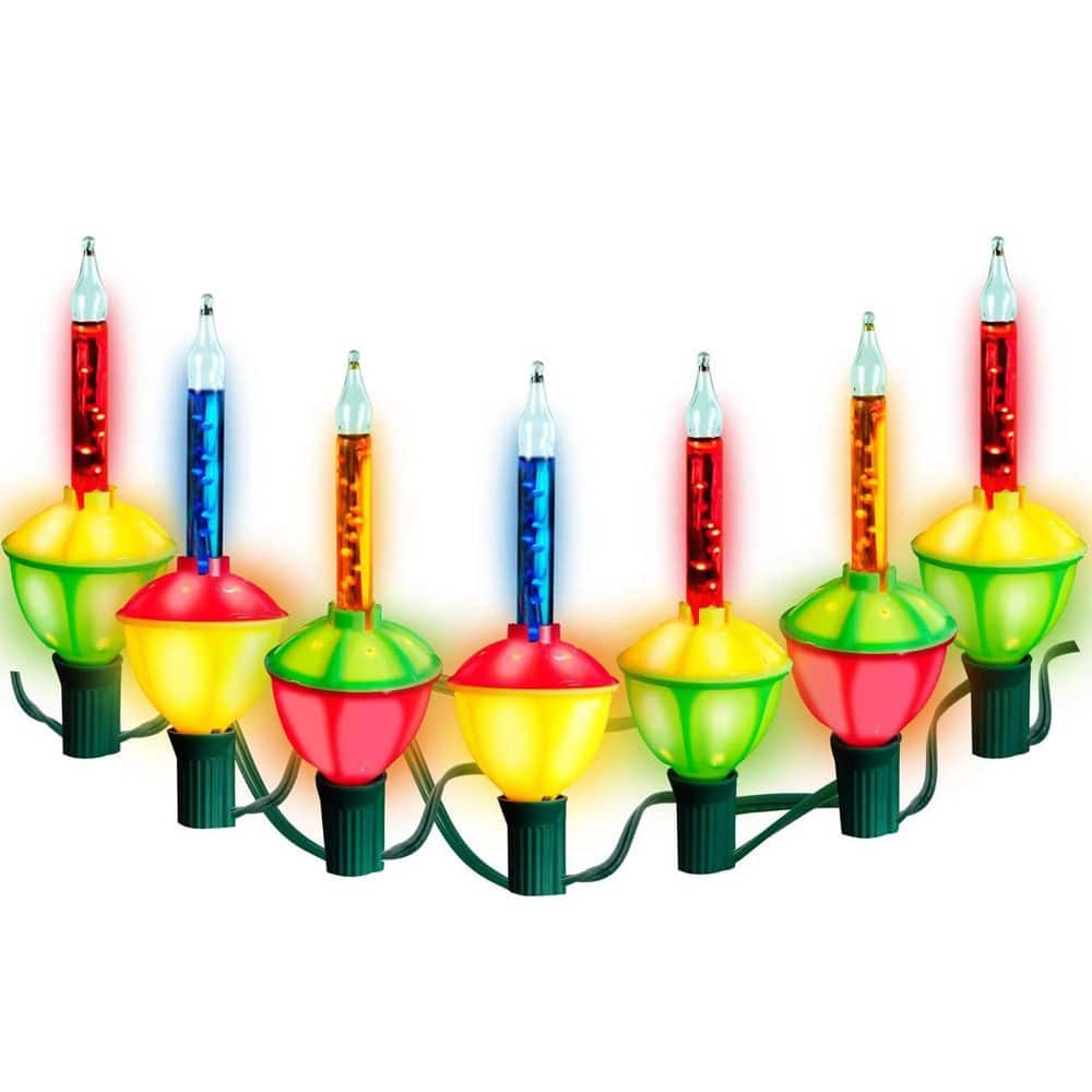 Joyfy Christmas Bubble String Light, 7 Bubbles Lights, Old Fashion ...