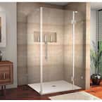 Aston Neoscape 42 in. x 72 in. Frameless Neo-Angle Shower Enclosure in Chrome with Self-Closing ...