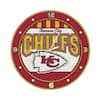 The Memory Company NFL-12 in. Chiefs Art Glass Clock NFL-KCC-274 - The ...