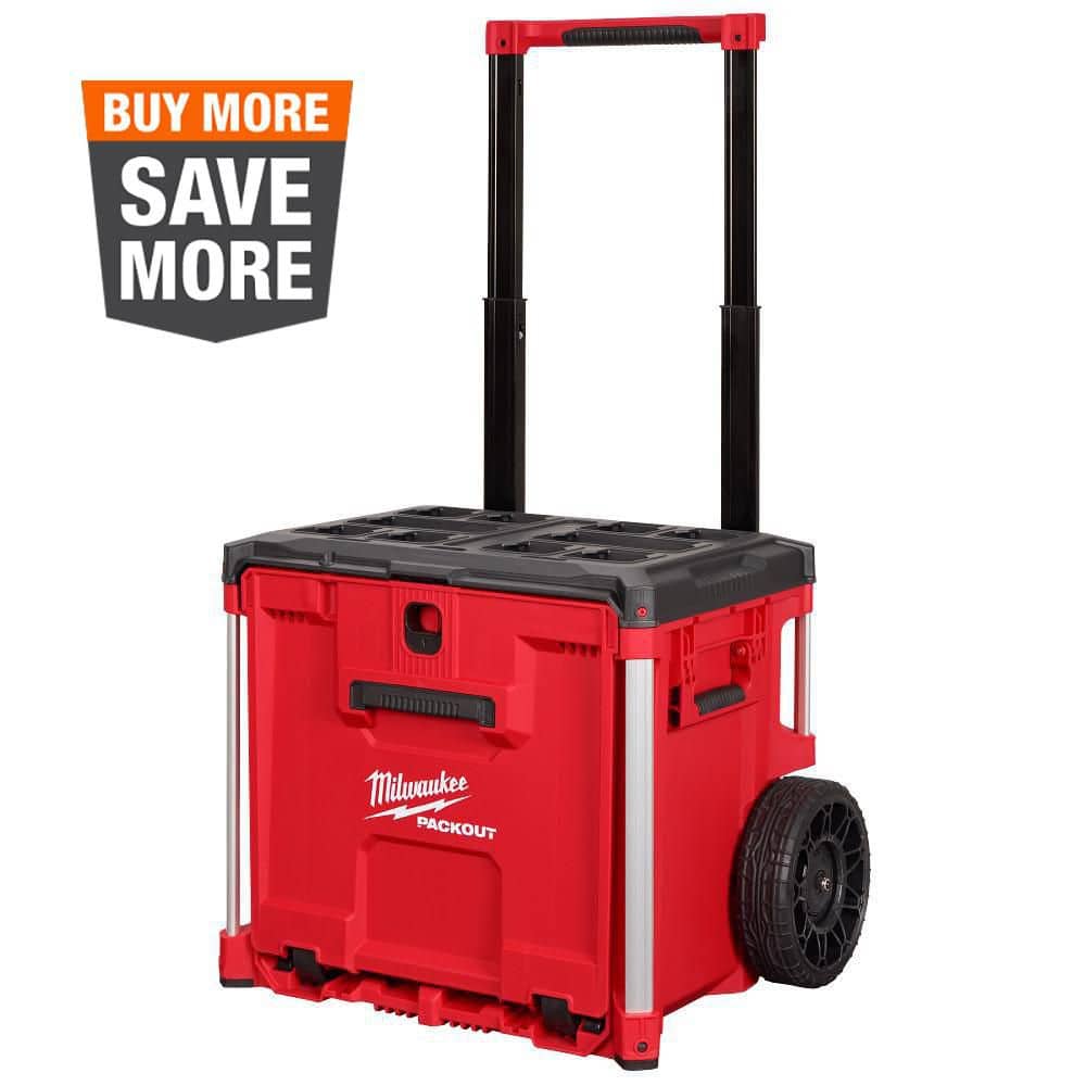 Milwaukee PACKOUT 19 in. Rolling Drawer Tool Box 48-22-8420 - The Home ...