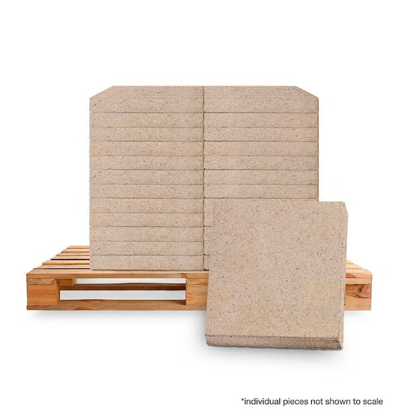 Pavestone SandStone 25 in. x 14 in. x 2 in. Abbronza Concrete Step ...