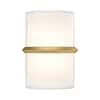 KUZCO Pondi 9 in., 1-Light 13-Watt Brushed Gold Integrated LED Wall Sconce WS63209-BG - The Home ...