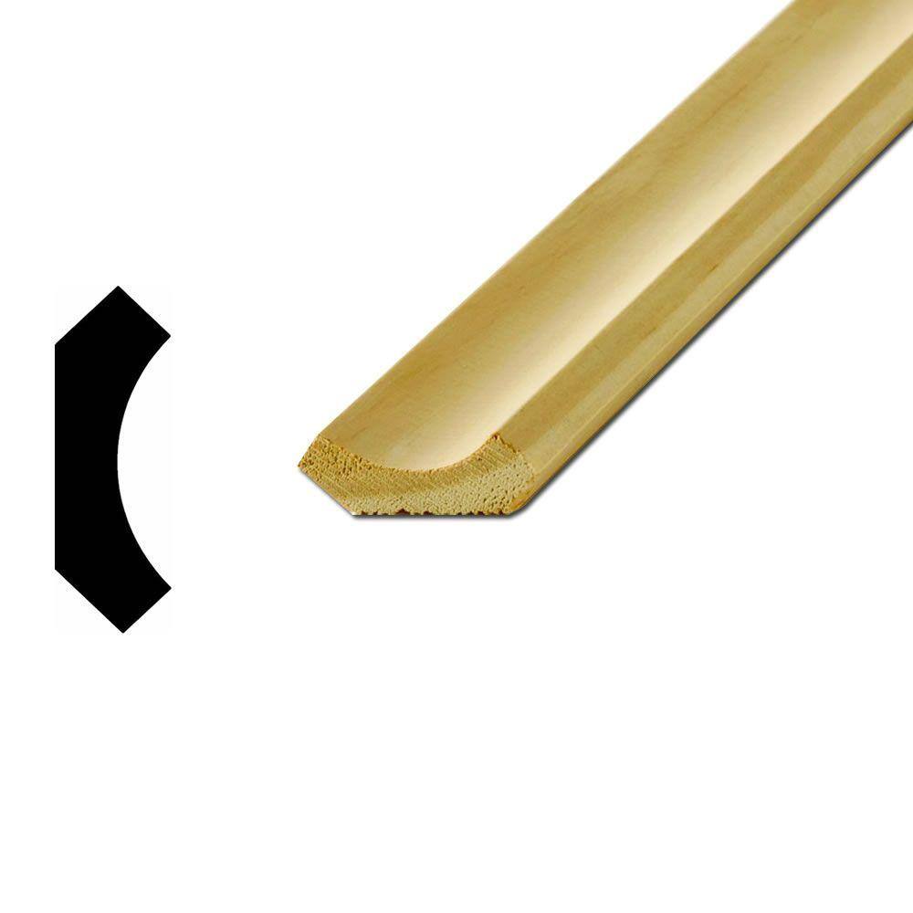 American Wood Moulding WM 85 9/16 in. x 1-3/4 in. Pine Cove Moulding 85 ...